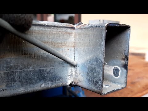 not all know, the easiest way in vertical welding thin square tube ( T-joint)