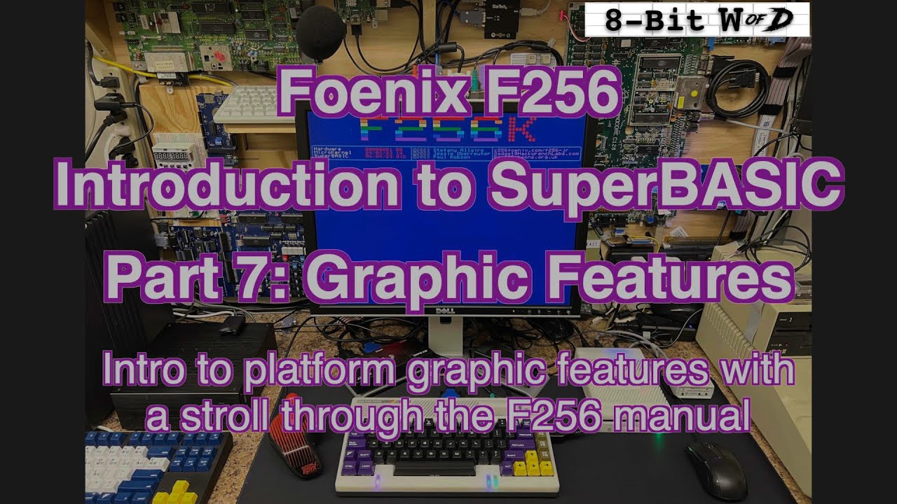 Foenix F256 SuperBASIC Part 7 - Intro to Platform Graphic Features - YouTube
