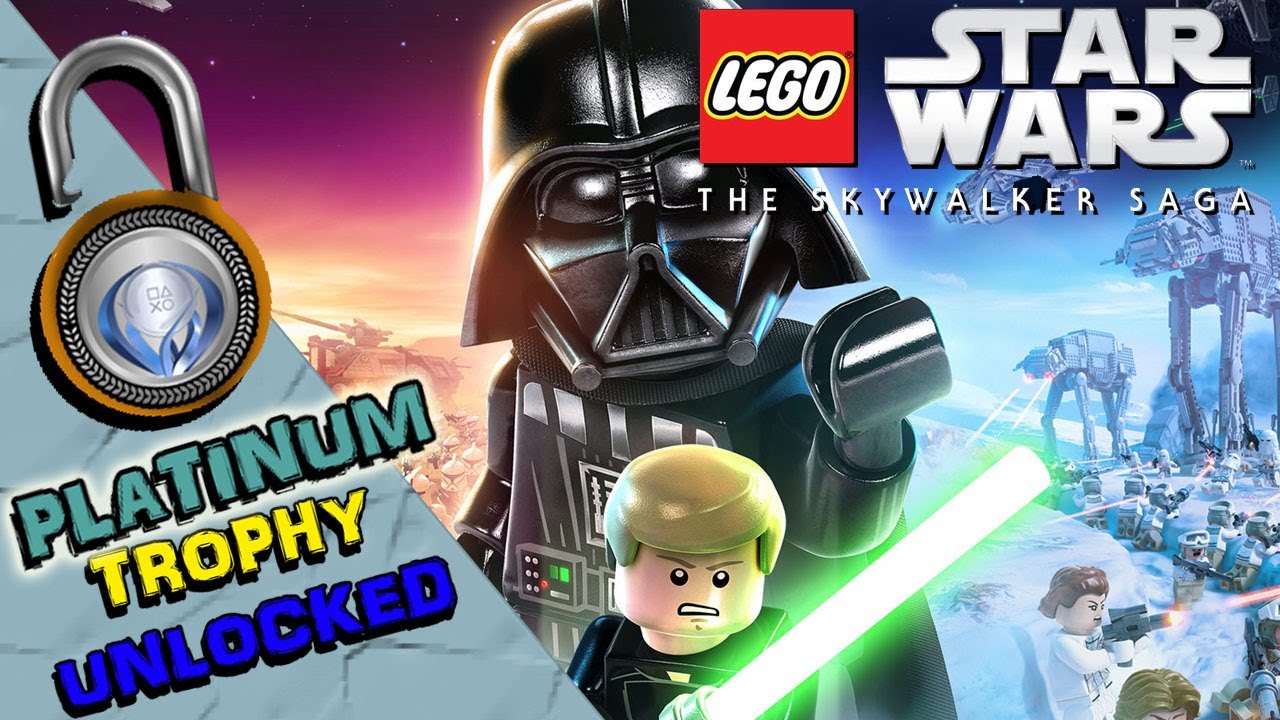 LEGO STAR WARS THE SKYWALKER SAGA PLATINUM TROPHY UNLOCKED - ALL ...