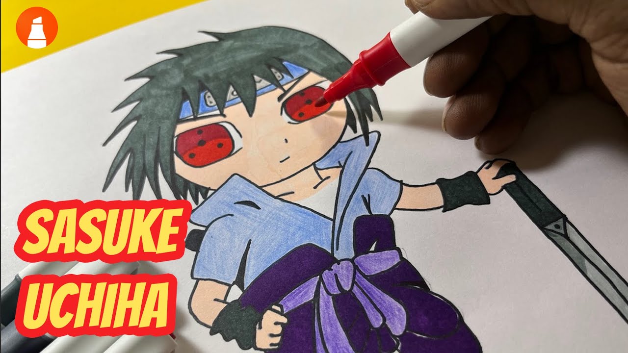 how to draw 💥sasuke uchiha 💥easy step by step | Sasuke Uchiha anime ...