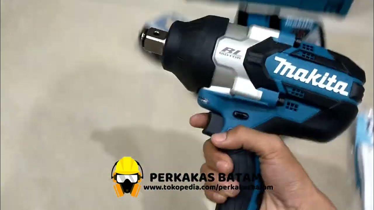 Mesin Impact Wrench 3/4 inch Makita DTW1001 DTW 1001 RTJ DTW1001RTJ mesin buka baut Cordless 18V ...