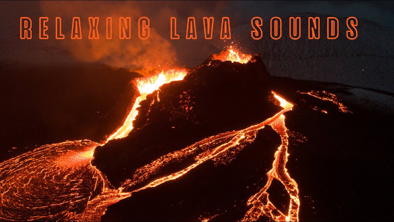 Relaxing lava sounds - YouTube