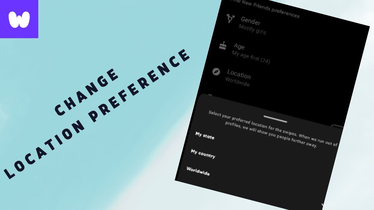 How to Change Location Preferences in Wizz App - YouTube