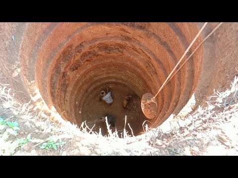 Well Digging By Hand Step By Step Part 2 | 30 Feet Deep Full Water ...