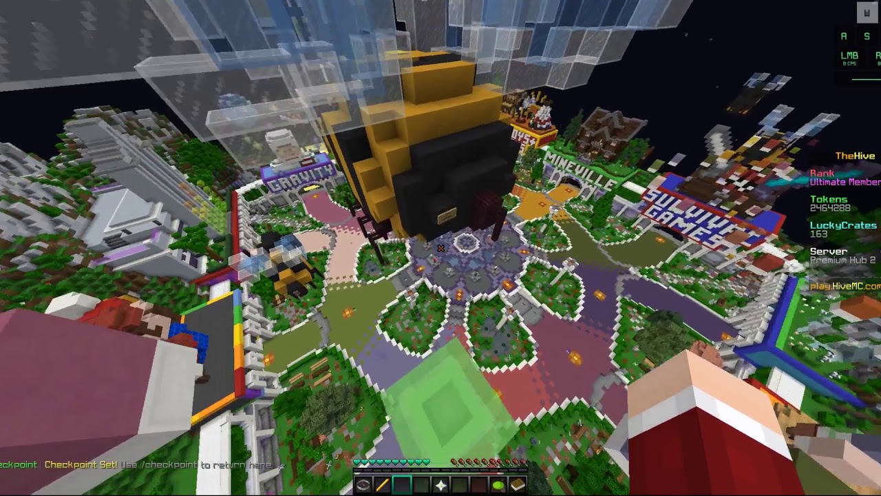 All HiveMC lobby parkours (that I know of) - YouTube