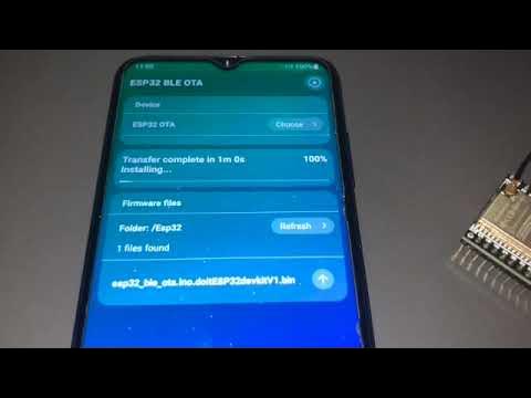 ESP32 BLE OTA - Android & IOS - YouTube