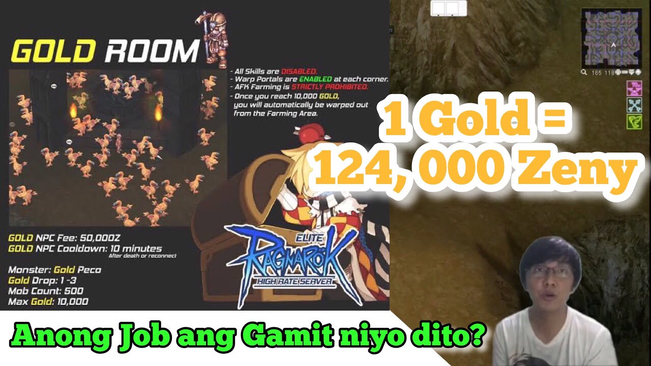 Ragnarok Online: Gold Hunting in EliteRO | Anong Character ang Gamit ...