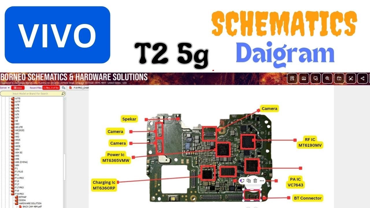 Vivo T2 5G: The Most Interesting Schematic Yet | Vivo T2 5g Schematic ...