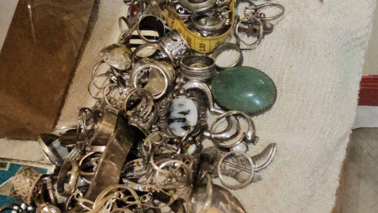 LIVE AT FIVE JEWELRY AUCTION GOLD STERLING ANTIQUE VTG TO COMTEMPORARY ...