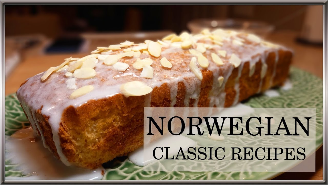 Norwegian Almond Cake Recipe - YouTube