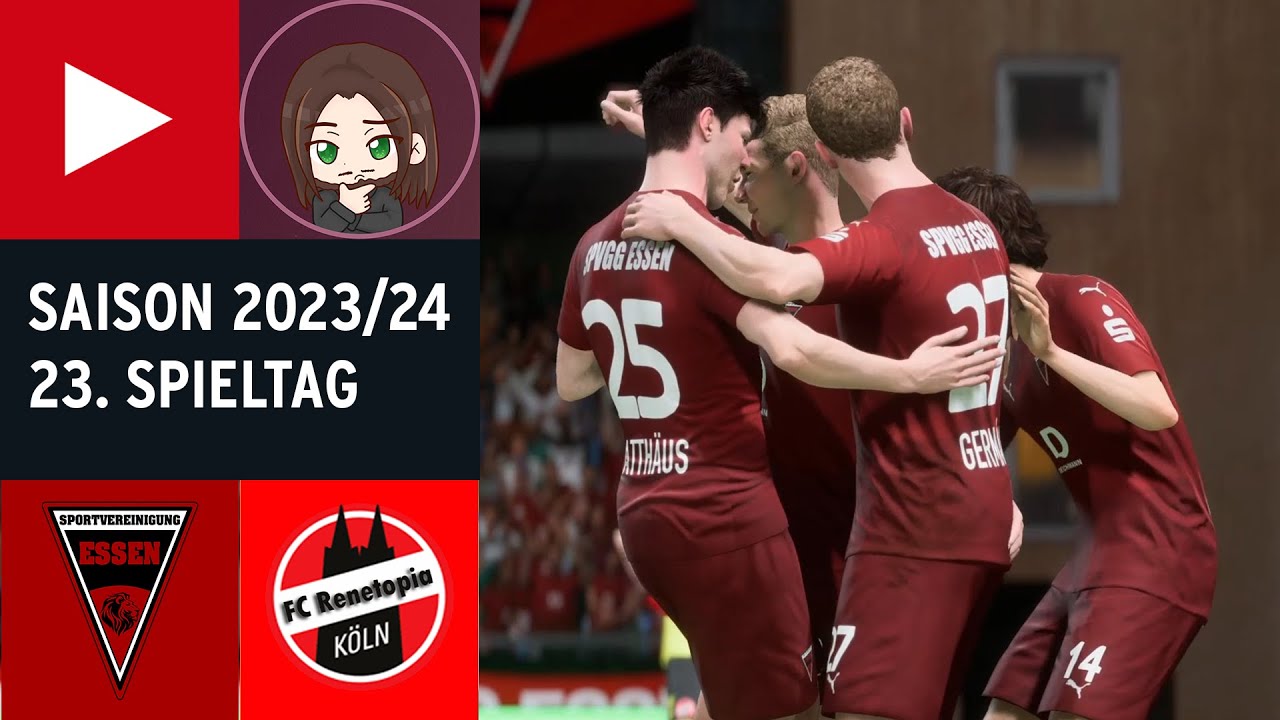 SpVgg Essen - FC Renetopia | 23. Spieltag | Youtube Bundesliga 2023/24 ...