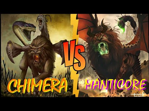 CHIMERA VS MANTICORE!! BY RAPID RAYQUAZA!! GREEK MYTHOLOGY!!! - YouTube