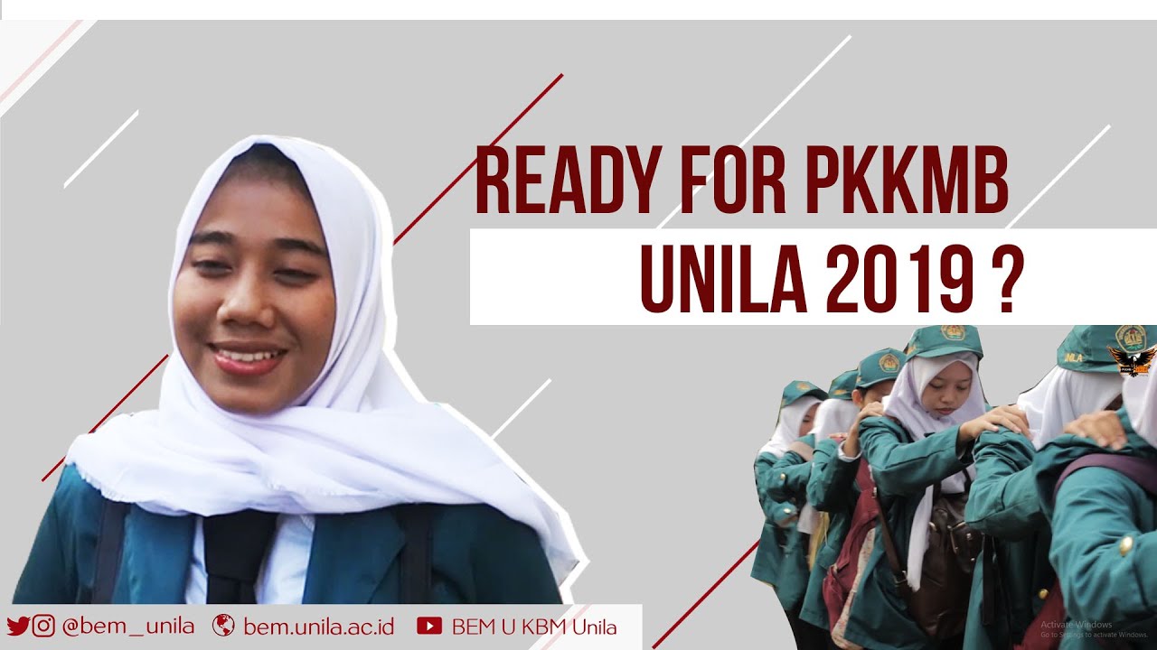 ARE YOU READY PKKMB UNILA 2019? - YouTube