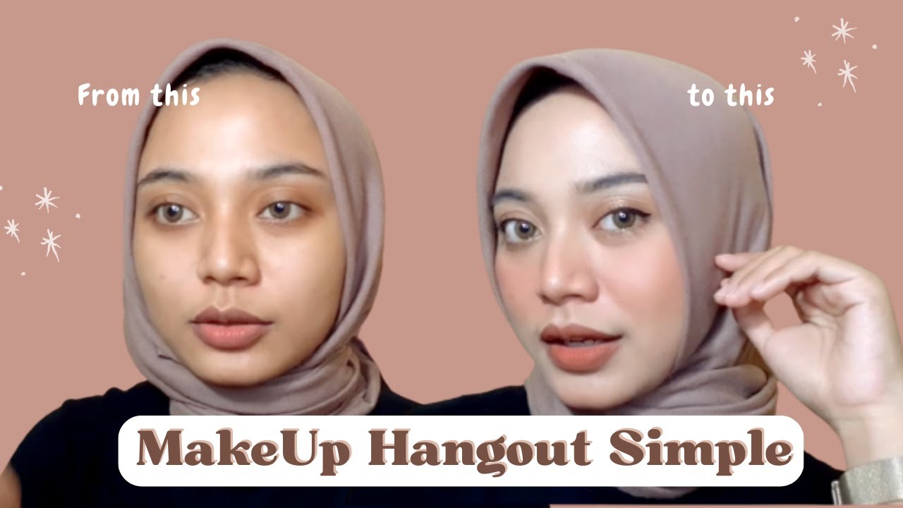 TUTORIAL MAKEUP HANGOUT JALAN SIMPLE | @jihanaayu - YouTube