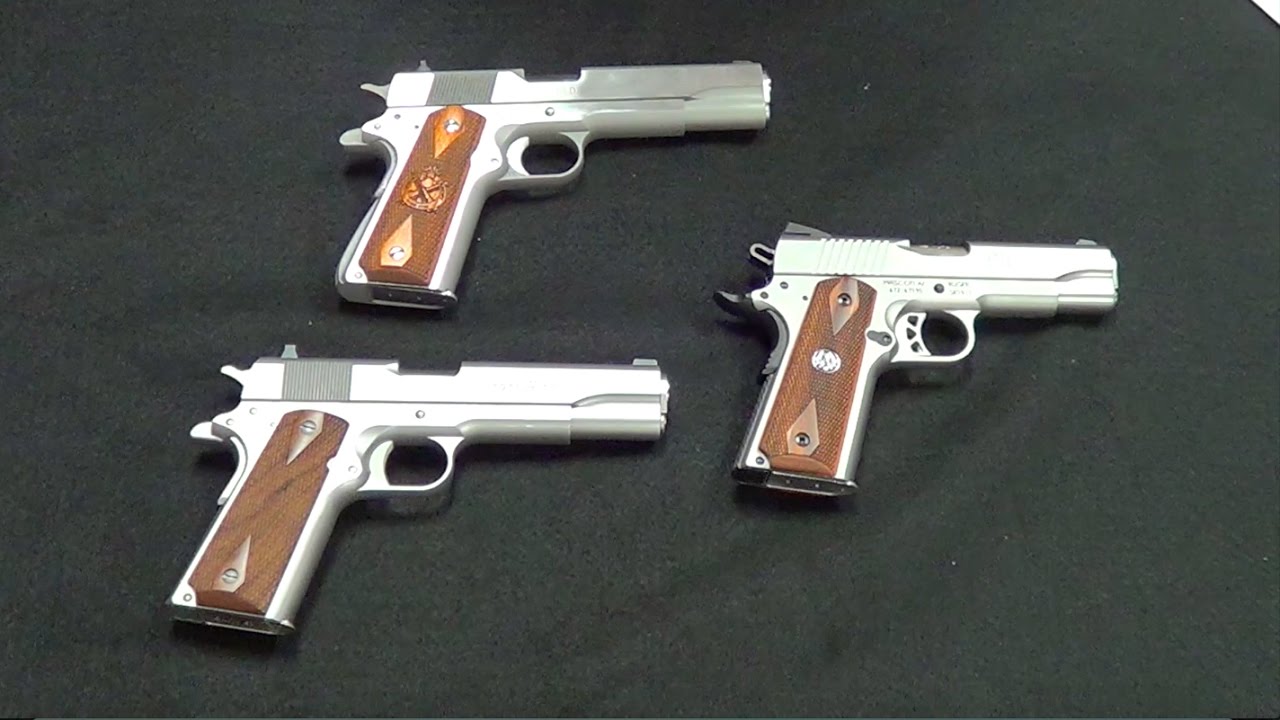 Ruger SR1911 vs Remington R1 vs Springfield 1911 Mil-Spec - Which is ...