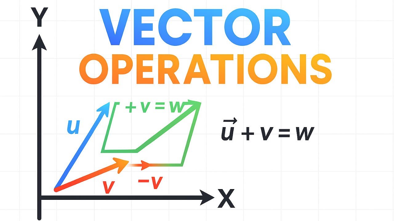 Vector Operations Explained Visually | Chapter 4 | Essential for ...