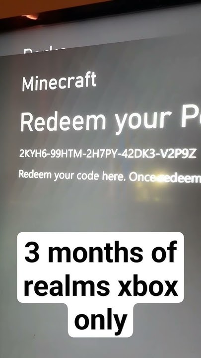 3 months of minecraft realms code - YouTube