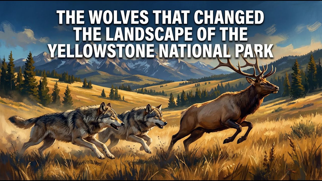 How wolves changed the landscape of the US Yellowstone National Park ...