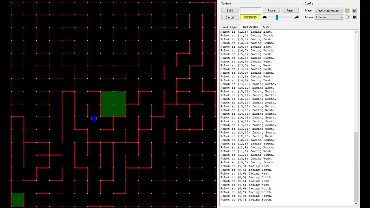 Flood Fill algorithm through large maze (4/5) - YouTube