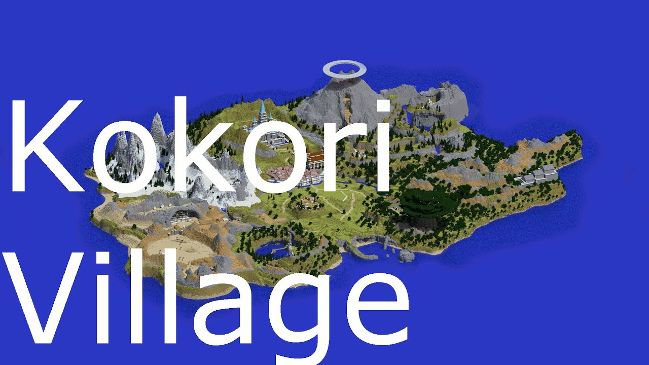 Kokiri Village: Minecraft Legend of Zelda Ocarina of Time - YouTube