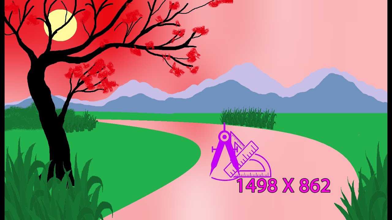 how to draw in ms paint step by step scenery by morning unique art ...