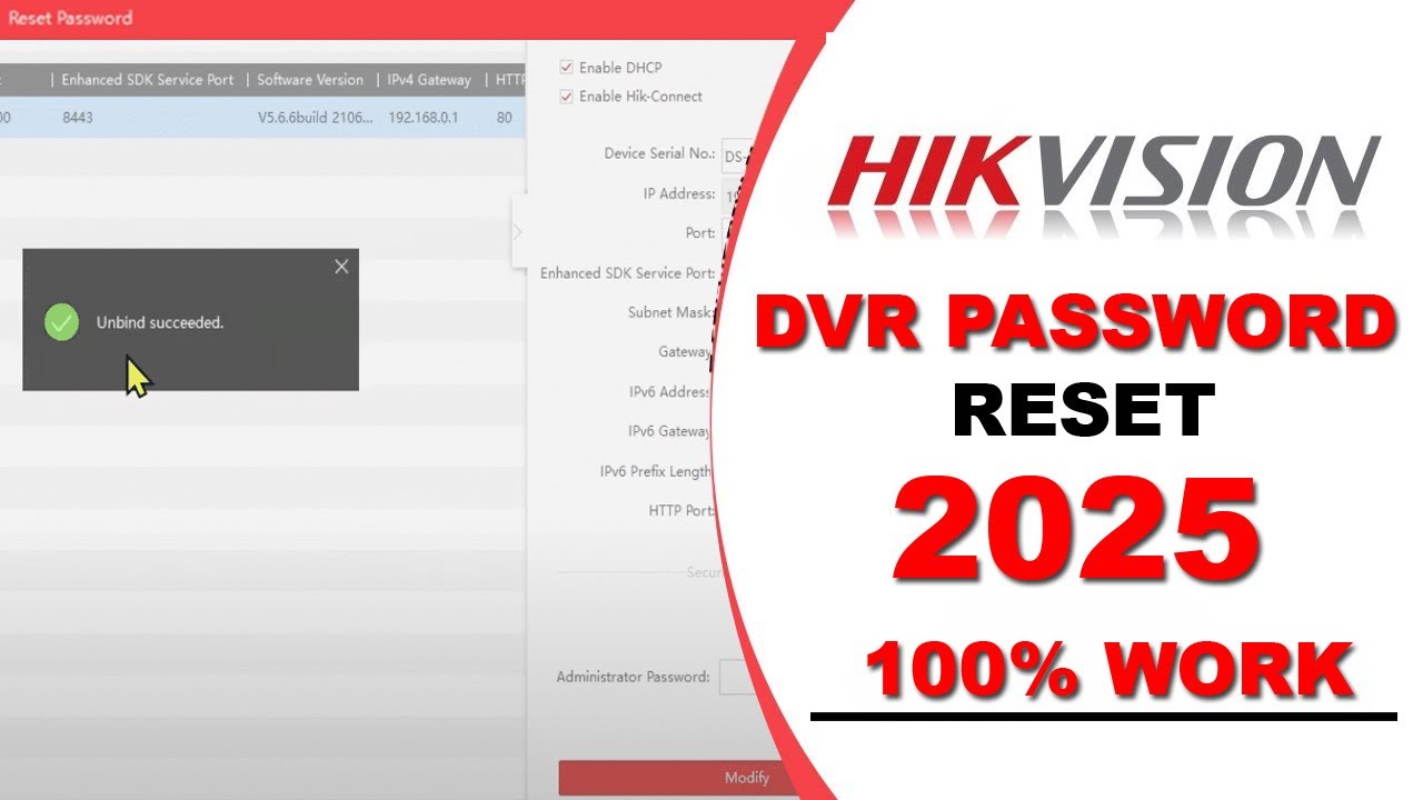 Unlock Hikvision DVR Password | Easy Steps - YouTube