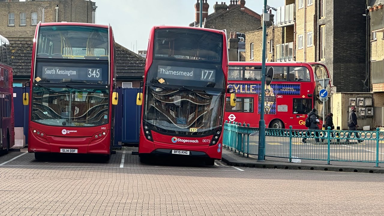 Journey on Route 177 to Peckham| Stagecoach London Enviro400MMC VOLVO ...