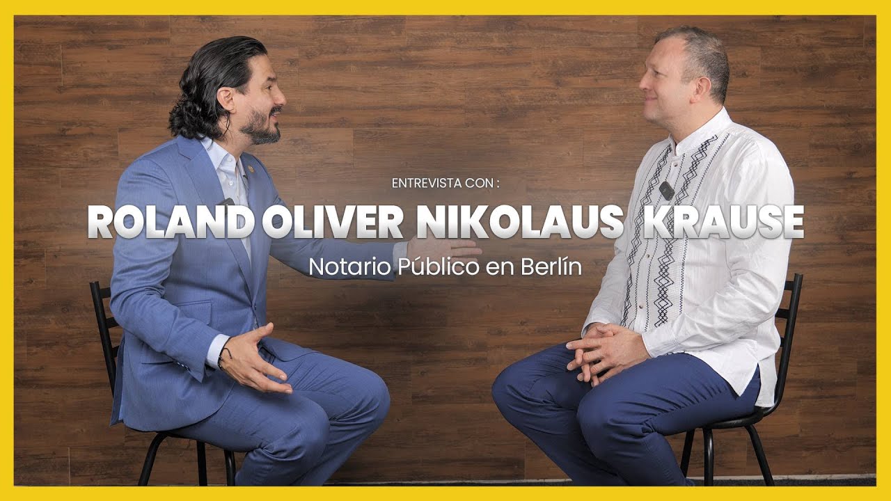 "Entrevista exclusiva con Roland Oliver Nikolaus Krause : Notariado en Alemania y la era digital ...