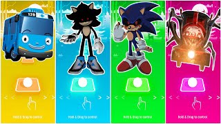 Tayo The Little Bus 🆚 Cartoon Cat 🆚 Sonic.exe 🆚 Choo... | Doovi