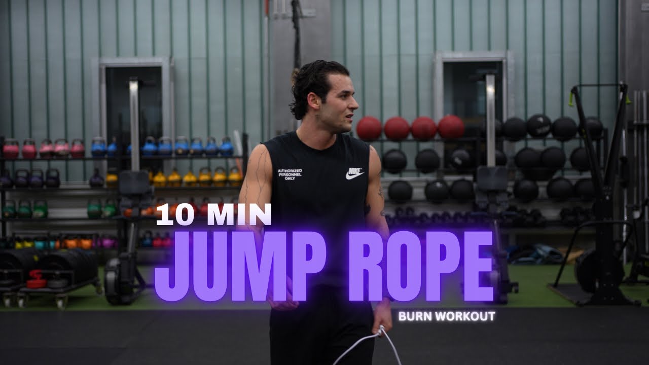 10 MIN BURN WORKOUT l JUMP ROPE - YouTube