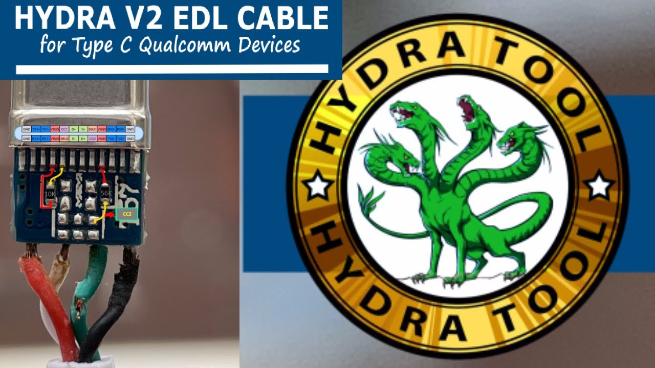 Hydra Tool Gift Qualcomm EDL Mode New V2 Cable - YouTube
