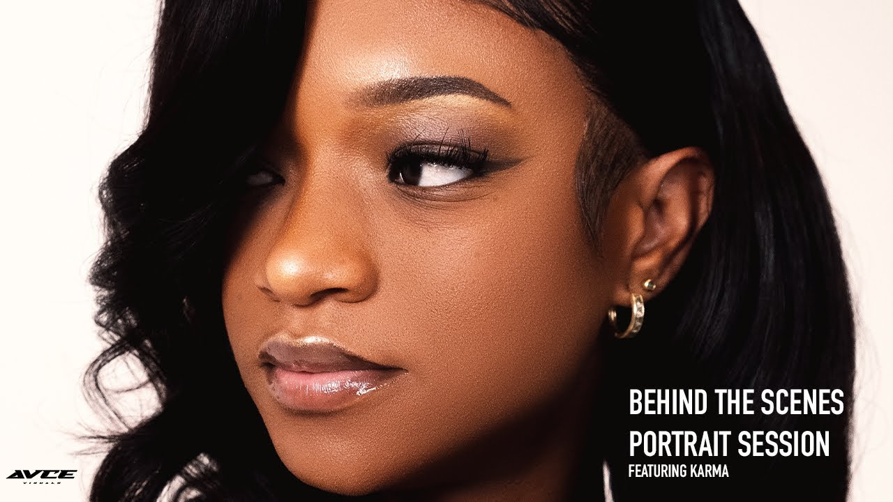Shooting Portraits In Studio With LED Lights / Behind The Scenes With ...