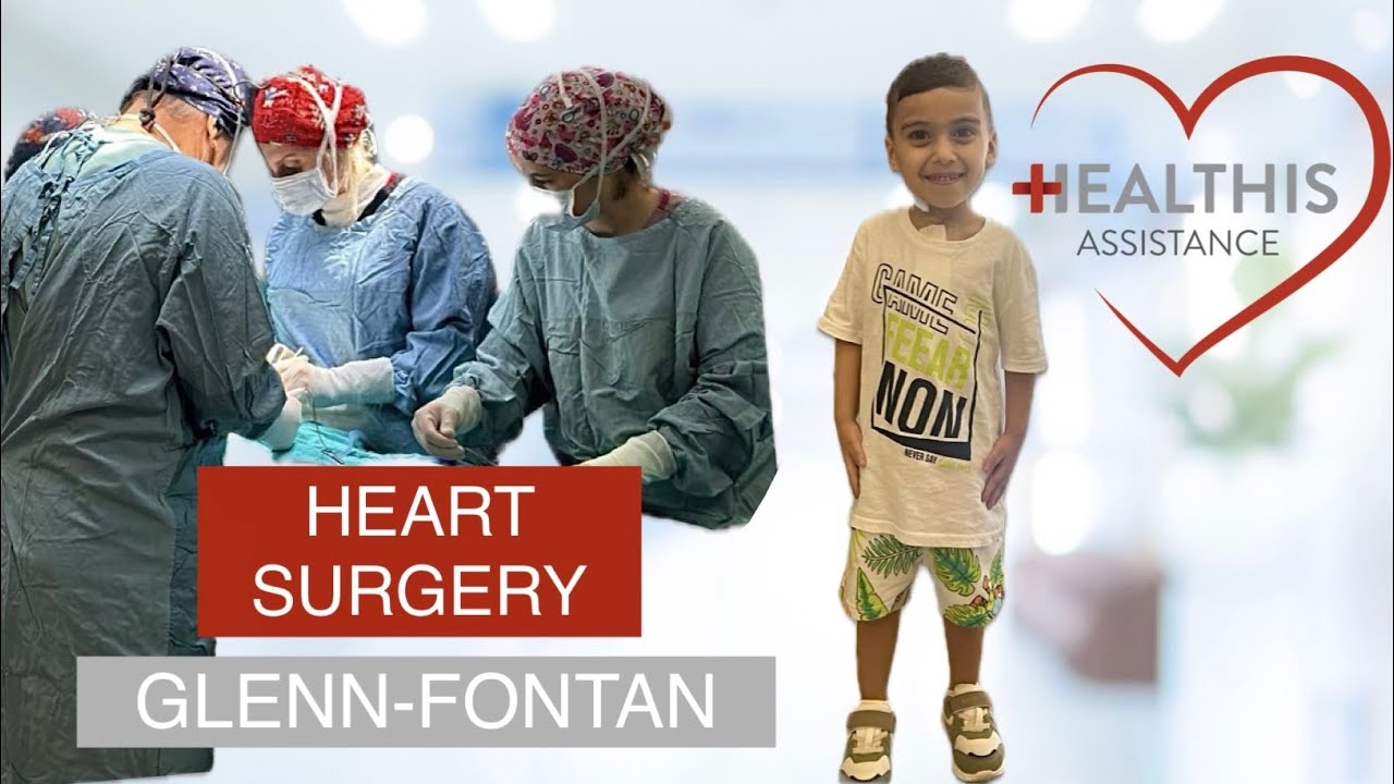 Child heart surgery - Glenn-Fontan Surgery - YouTube