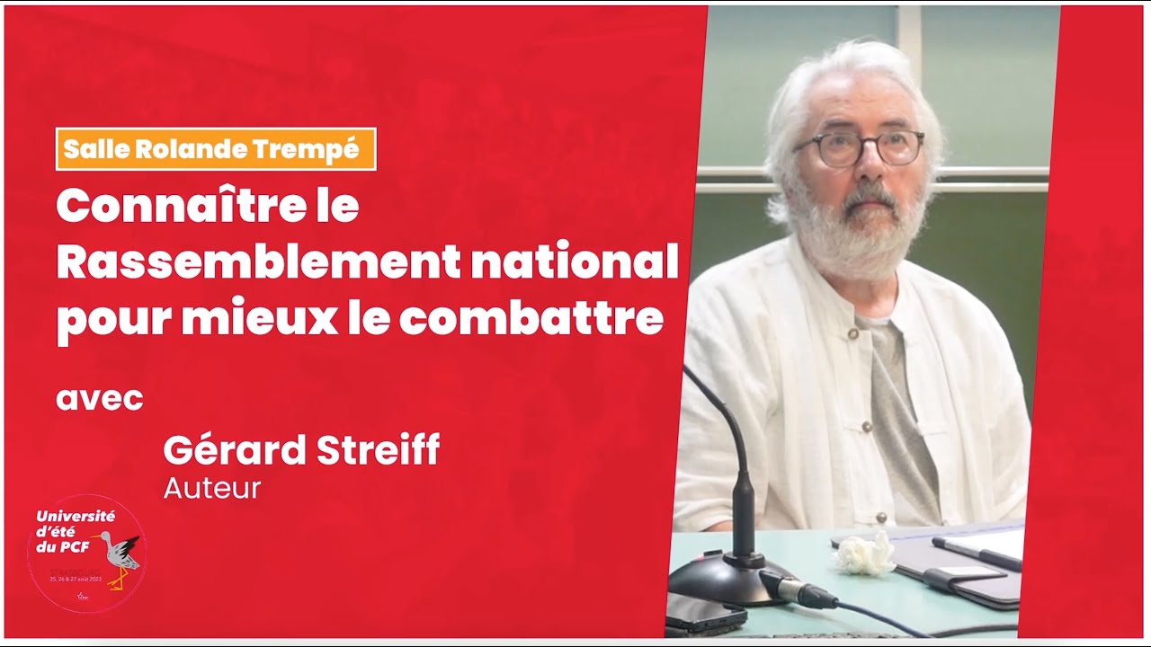 ATELIER Connaître le Rassemblement national pour mieux le combattre ...