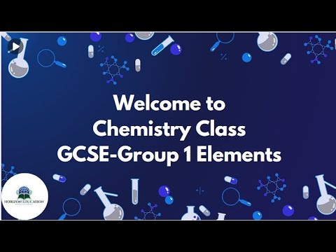 GCSE Chemistry Group-1 Elements - YouTube