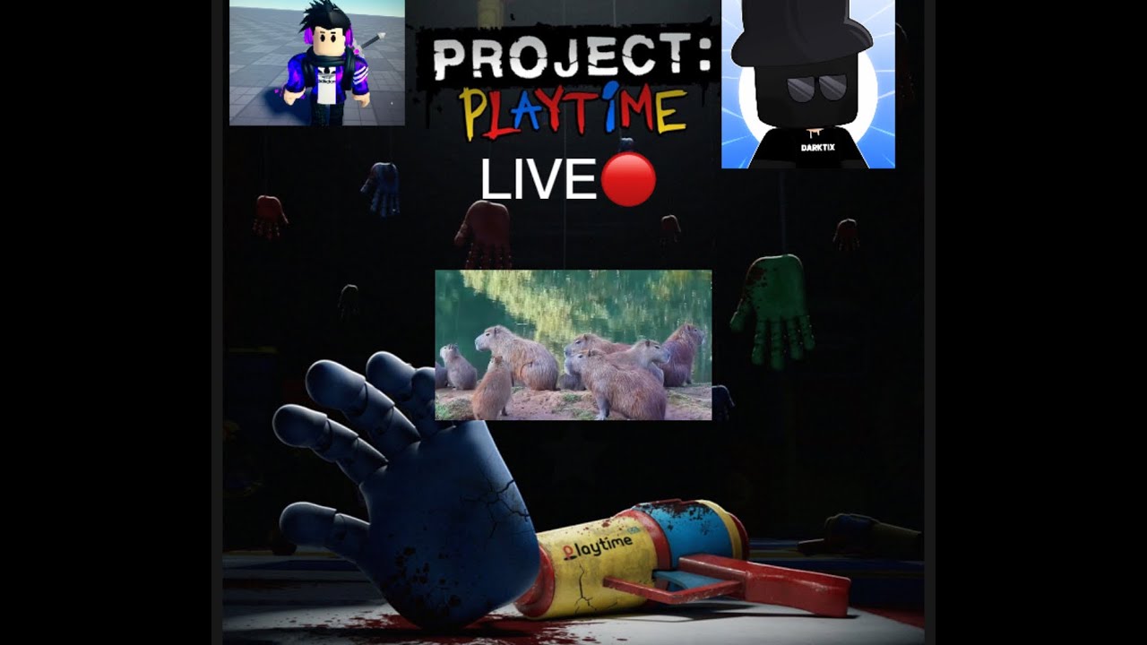 PROJECT PLAYTIME AND ROBLOX LIVE - YouTube