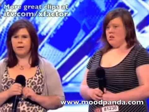 X Factor 2010 Punch up - Abilisa Audition fight - Abi punches her ...