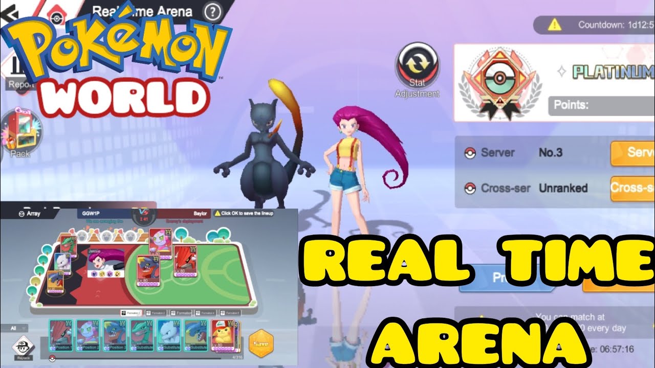 POKÉMON WORLD - ELF TRAINER Real Time Arena - YouTube