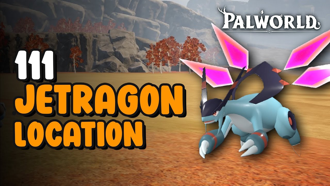 Jetragon Location - Paldeck 111 | Palworld - YouTube