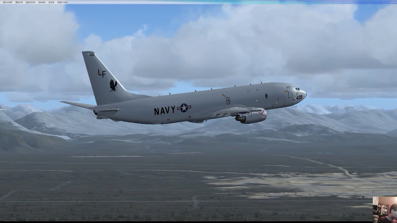 FSX: Key West NAS to Paine Field with a P-8 Poseidon - YouTube