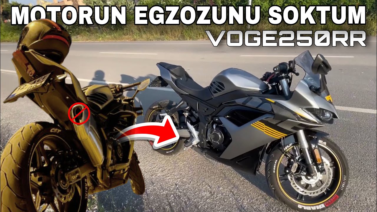 Motorun Egzozunu Söktüm! [VOGE250RR] - YouTube