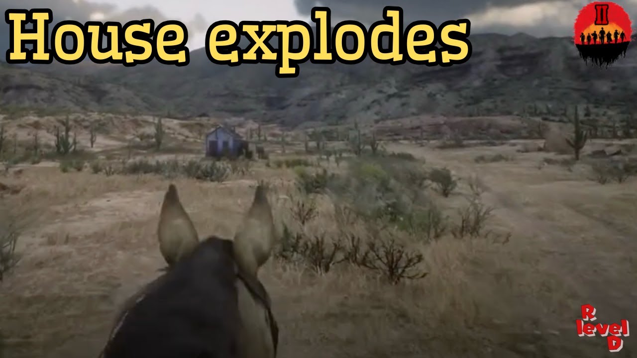 House in Desert explodes #RDR2 #Story #Epilogue - YouTube