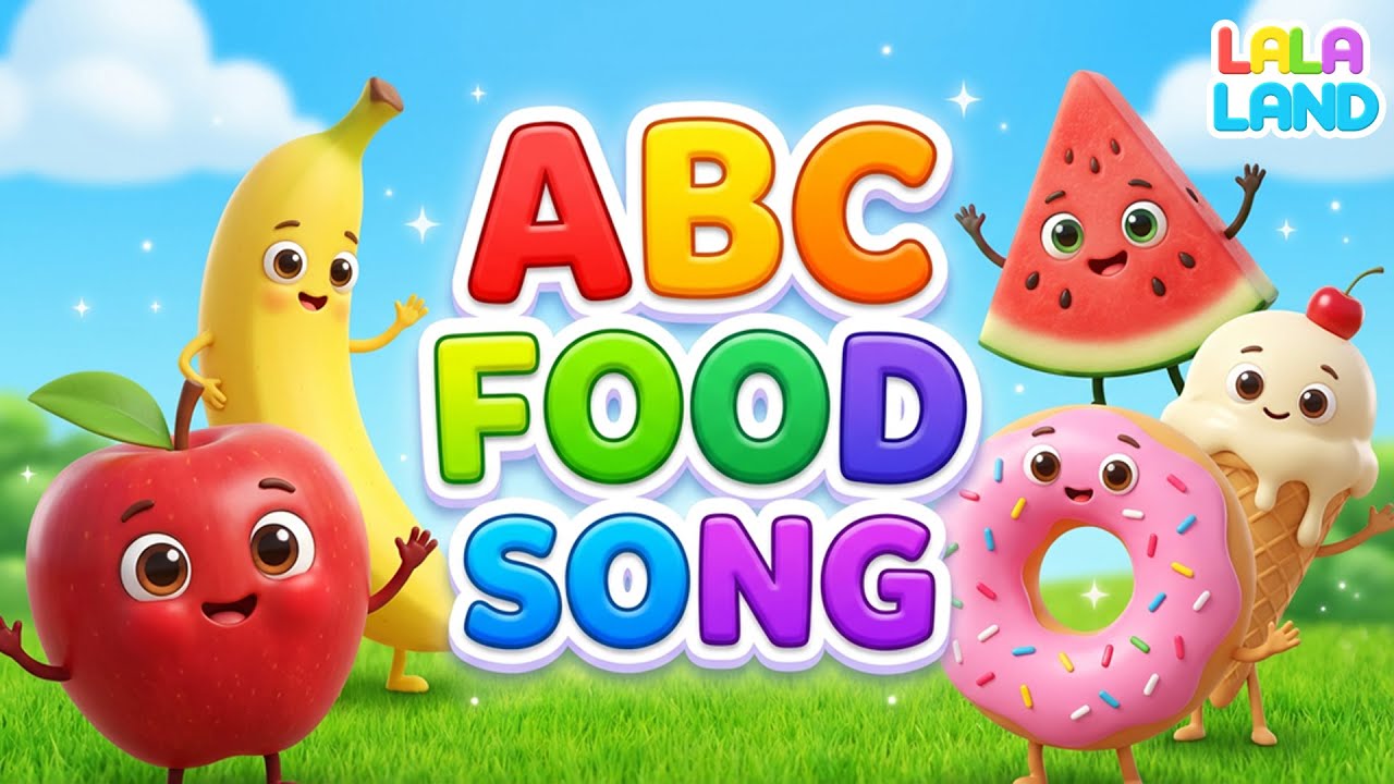 ABC Food Song 🍎 | Learn Fruits & Foods A to Z | Phonics Song for Kids ...