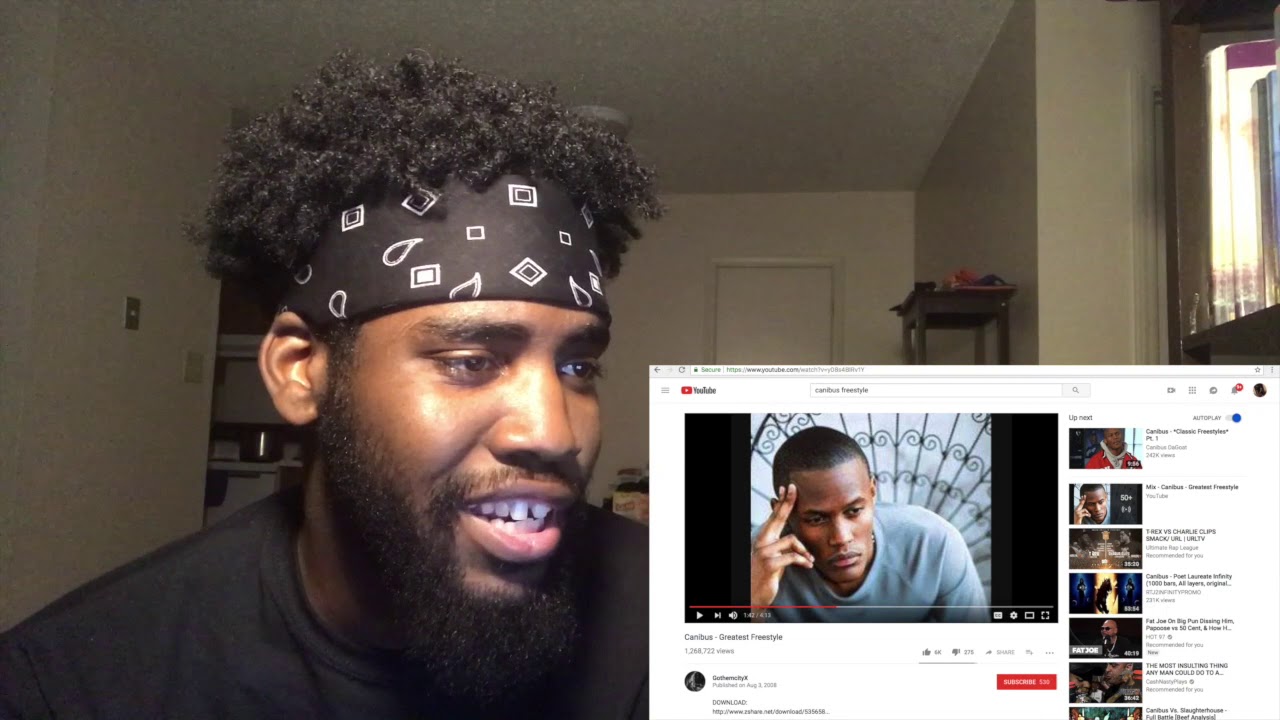 LYRICAL GOD!!CANIBUS -GREATEST FREESTYLE - YouTube