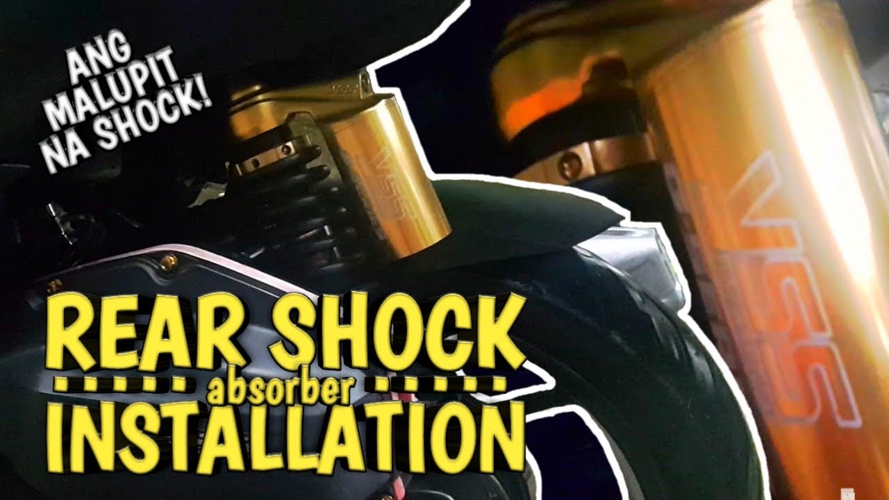 REAR SHOCK INSTALLATION | YSS G-SERIES 330MM - YouTube