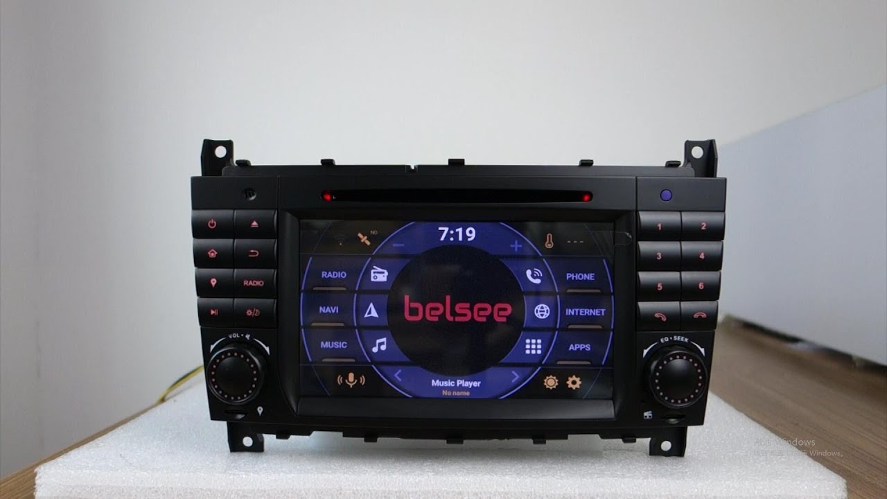 Belsee Aftermarket Mercedes Benz w203 CLK W209 GPS Navigation System ...