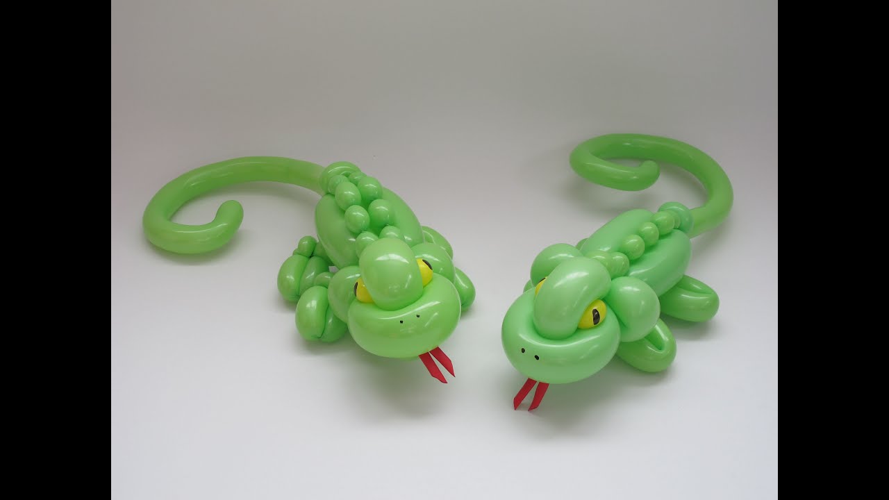Lizard Balloon Tutorial - Video 89 - BalloonTube with Graham Lee - YouTube