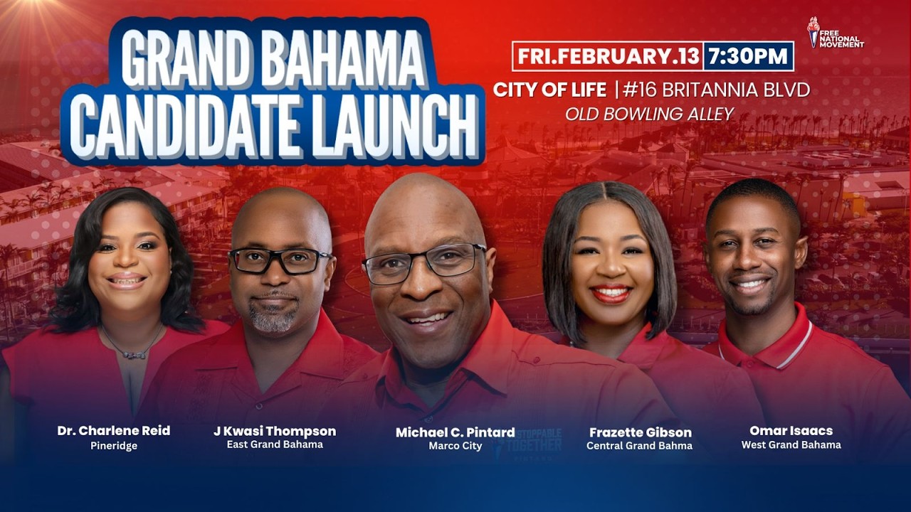 Grand Bahama Candidate Launch LIVE - YouTube