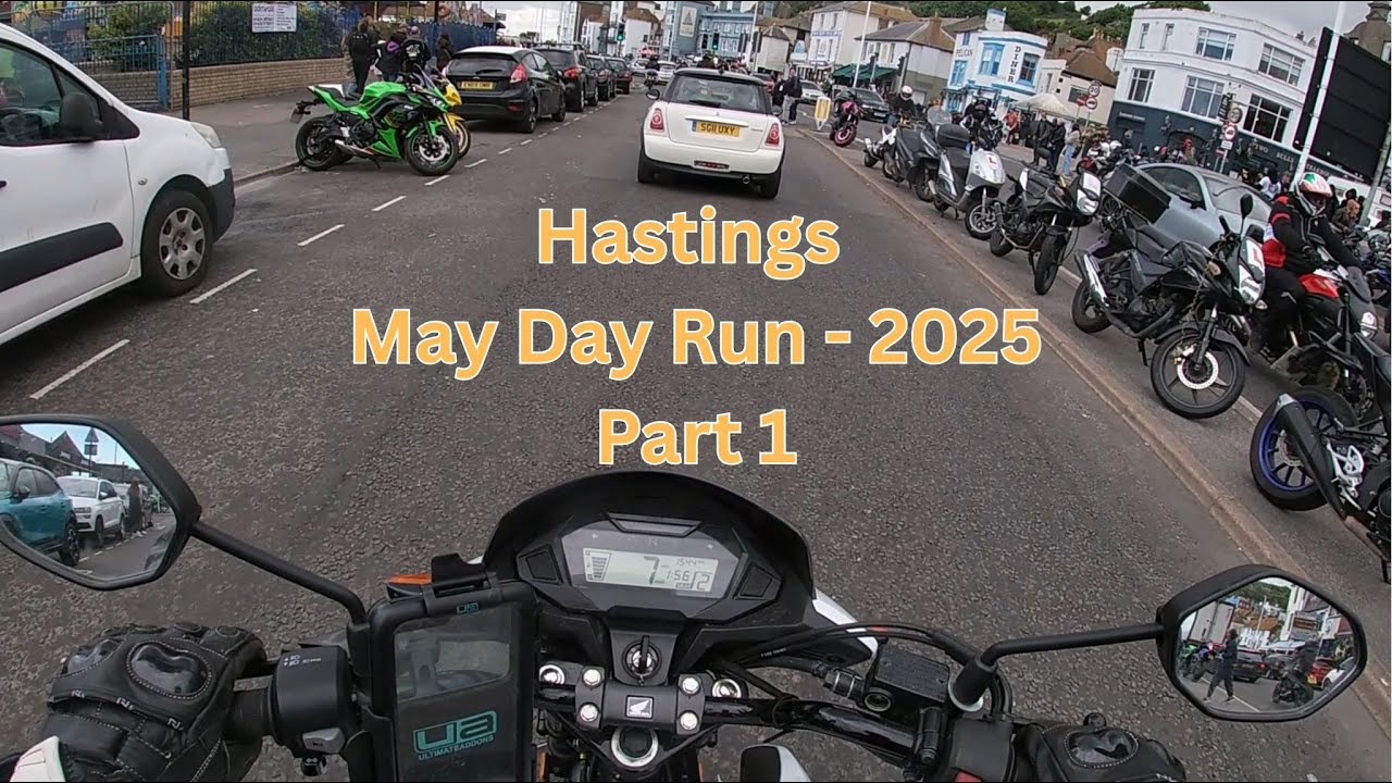 HASTINGS MAY DAY RUN 2025 - w/ Honda CB125F - Part 1 - YouTube