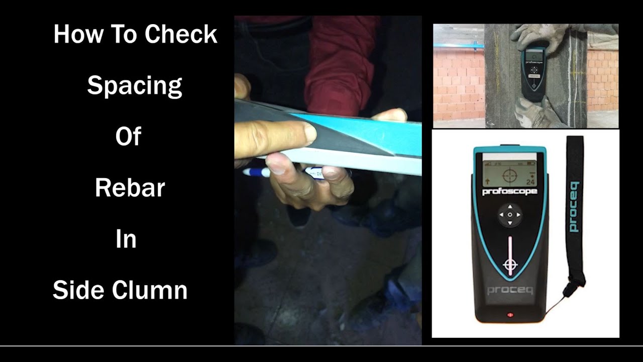 How to check rebar inside column part I - YouTube